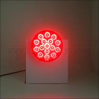 China 3w Wattage AS Lens 4 Inch Round LED Tail Lights for Truck Trailers for sale