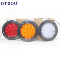 China 4 Inch Round Auto Lighting System LED Trailer Tail Lights Kit Waterproof Signal Stop Turn Track LED Tail Lights for sale