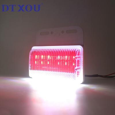 China 12V/24V LED Truck Trailer Side Marker Lights AS Material and Stainless 110*104mm for sale