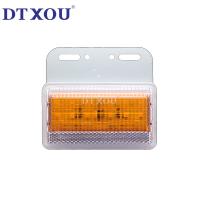 China 12V/24V LED Truck Trailer Side Marker Lights AS Material and Stainless 110*104mm for sale