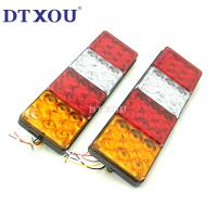 China Truck Lamp 12v 24v Trailer/63led Three Color Trailer 36led Double Color Iron Tail Light for sale