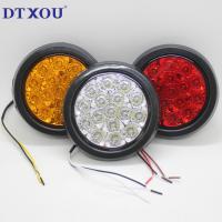 China Cheap price 4'' round truck led tail light 12V/24V/10-30V for sale