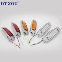 China Mini Fog Driving Lights White Amber Red Led Truck Tail Light For Offroad Truck Trailer Led Side Marker Warning Light 12v 24v for sale