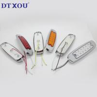 China Mini Fog Driving Lights White Amber Red Led Truck Tail Light For Offroad Truck Trailer Led Side Marker Warning Light 12v 24v for sale