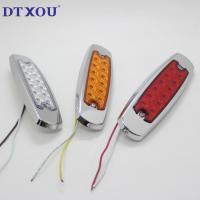 China Universal 12-24v Super Bright Flash 12led Warning Strobe Lights Waterproof Dustproof Truck Vehicle Strobe Side Led Marker Light for sale