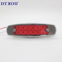 China Universal 12-24v Super Bright Flash 12led Warning Strobe Lights Waterproof Dustproof Truck Vehicle Strobe Side Led Marker Light for sale