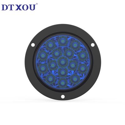 China IP67 Waterproof 12v/24v 4 Inch Round Led Tail Lights for Truck Trailer Bus Side Light for sale
