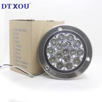 China Trailer Led Tail Light 4 Inch Round Sealed Truck Lamp With Grommet 24 Led Red White Amber 12v Pc Lens Universal 16pcs for sale