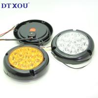 China Factory supply 12V 24V 4 inch LED Round taillight brake steering taillight for truck trailers for sale