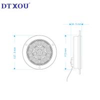 China Dot Approved 4 Inch Round Abs Flange Neon Tail Light Trailer Truck Adr Led Stop/turn /tail Trailer Light for sale
