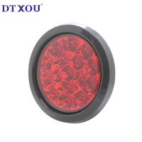 China Factory supply 12V 24V 4 inch Led tail light round stop turn tail signal rear Light for Truck for sale