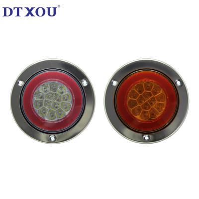 China Led Tail Lights Round Truck Spare Parts 4 Inch Led Tail Lights For Truck Lighting System - Buy for sale