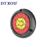 China Factory Supply 12v 24v Waterproof 4 Inch Led Tail Light Round Stop Turn Tail Signal Rear Light For Truck Trailer for sale