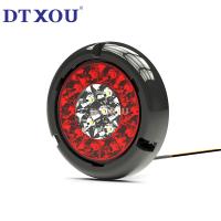 China 12v 24v 4 Inch Led Tail Light Round Stop Turn Tail Signal Rear Light For Truck Trailer for sale