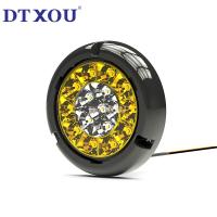 China 12v 24v 4 Inch Led Tail Light Round Stop Turn Tail Signal Rear Light For Truck Trailer for sale