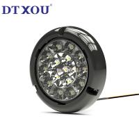 China 12v 24v 4 Inch Led Tail Light Round Stop Turn Tail Signal Rear Light For Truck Trailer for sale