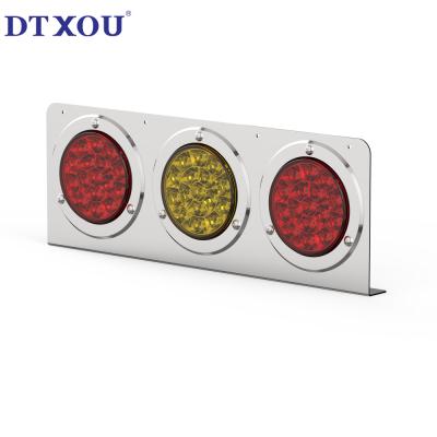 China Universal 3-hole bracket brake light assembly for Truck trailer Quick installation for sale