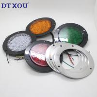 China Car Lighting System 24V Truck LED Taillights Universal round LED trailer taillights for sale