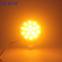 China LED Truck Tail Light for Off-Road Vehicle Four-Color Electroplating Round Shape 0.2 Kg for sale