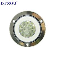 China New High Brightness 24/10-30v Round Double-Sided Waist Lamp Drum Shade Truck Tractor Trailer Led Tail Light for sale