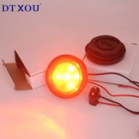 China OE No. 001 4 pcs LED Chips 2 inch 2.5 inch Round LED Tail Lights for Truck Trailers for sale