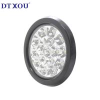 China 12v 24v Round 4inch LED Trailer Truck Rear Tail Light Lamp with 16pcs High Bright LED Chips for sale