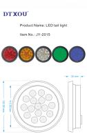 China Universal 3.0 Watt Yellow Round Trailer Light JY-2015 for Car Parking Tail and Turn Signal for sale