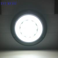 China dot led 4 inches round back up rear tail lights lamp lorry trailer 24V 10-30 volt for sale