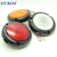 China New Products 2021 12v 24v Truck Tail Light Waterproof Round 4 Inch Led Tail Lights For Trucks Trailers for sale