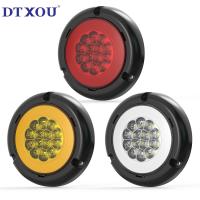 China 14PCS LED Waterproof IP67 4 Inch Round Universal Trailer Tail Lamp Side Marker Light for sale