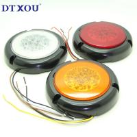 China 14PCS LED Waterproof IP67 4 Inch Round Universal Trailer Tail Lamp Side Marker Light for sale