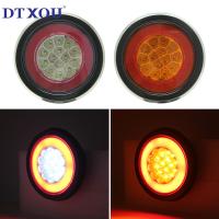China 4 Inch LED Tail Light Round Stop Turn Tail Signal Rear Light For Truck Trailer 12V 24V for sale