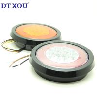 China 4 inch round led trailer tail lights Light Car 4-inch Medium Truck LED Circular Tail Light for sale
