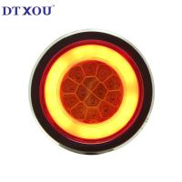 China 12V 24V 4 inch round tail lights brake light seal kit for truck for sale