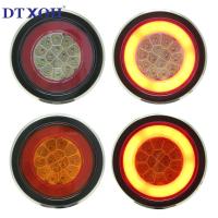 China 12V 24V 4 inch round tail lights brake light seal kit for truck for sale