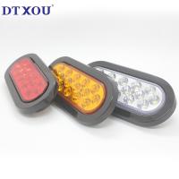 China 7.5 Inch Oval Warning Lights Trailer 12V/24V Waterproof Truck Light Sharp-Flash Light for sale