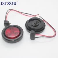 China 2inch 12v/24v Front Rear Marker Lamp Front Position Lamp Side Signal Lamp for Truck Trailer rear led lights with plug for sale