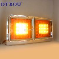China SUS Texture LED Tail Lights for Mitsubishi/Hino 400*220*95mm Size and Wattage 3W for sale