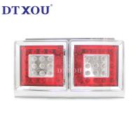 China SUS Texture LED Tail Lights for Mitsubishi/Hino 400*220*95mm Size and Wattage 3W for sale