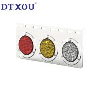 China Customizable 3 Hole Mounting Brackets for 4 Inch Round Tail Lights in Stainless Steel for sale