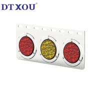 China Customizable 3 Hole Mounting Brackets for 4 Inch Round Tail Lights in Stainless Steel for sale