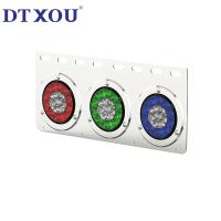 China Customizable 3 Hole Mounting Brackets for 4 Inch Round Tail Lights in Stainless Steel for sale