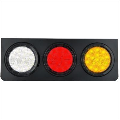 China Auto Truck Car Rear Tail Turn Signal Light with Iron Bracket Base and 48pcs LED Chips for sale