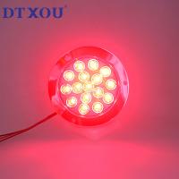 China Red / Yellow / White 12V 24V 4 inch round LED tail light for sale