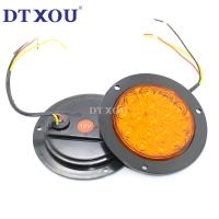 China Red / Yellow / White 12V 24V 4 inch round LED tail light for sale