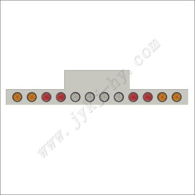 China Truck tail light T bracket semi truck tail light panel bracket truck stainless steel for sale