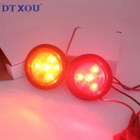 China 12V 24V 2 inch 2.5inch  round stop side marker lamp tail led truck light for trailer for sale