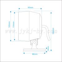 China Magnetic Base Tow Warning Rear Tail  LED Tail Lights for sale