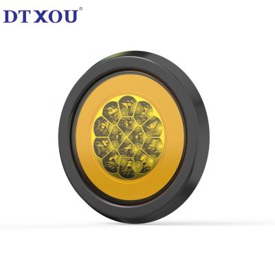 China DC 12V 24V  4inch round led brake turn tail light for truck for sale