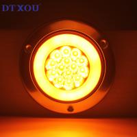 China IP67 Rated 4'' Round 12V/24V LED Tail Light for Truck Trailer Bright Illumination for sale